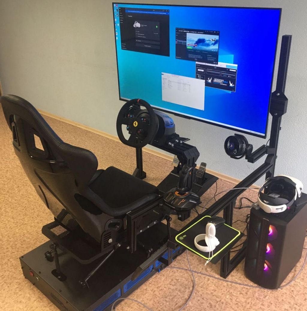 Стойка для телевизора или монитора - универсальная для симрейсинга